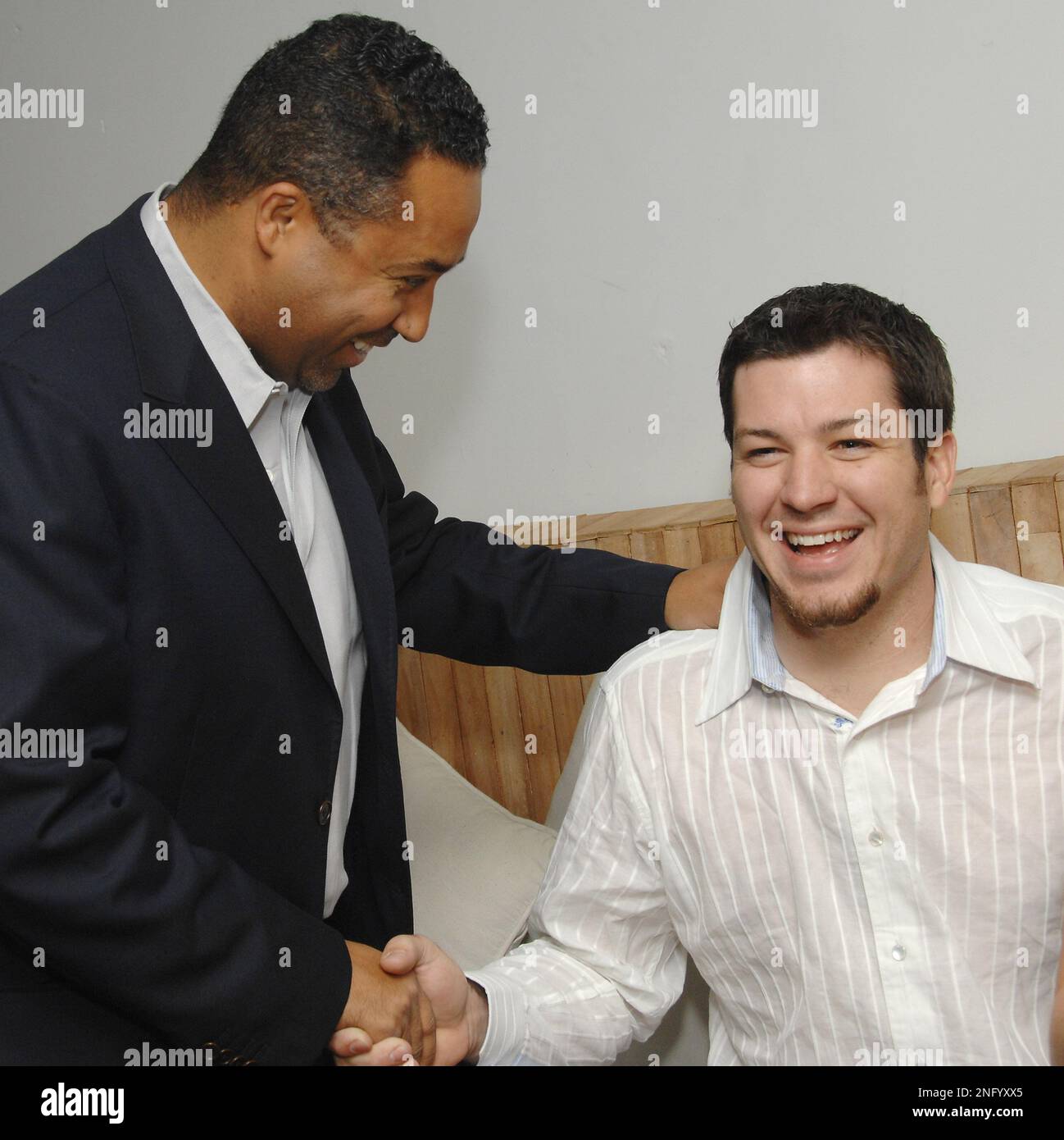 Max Siegel, President of Global Operations, Dale Earnhardt Inc., left ...