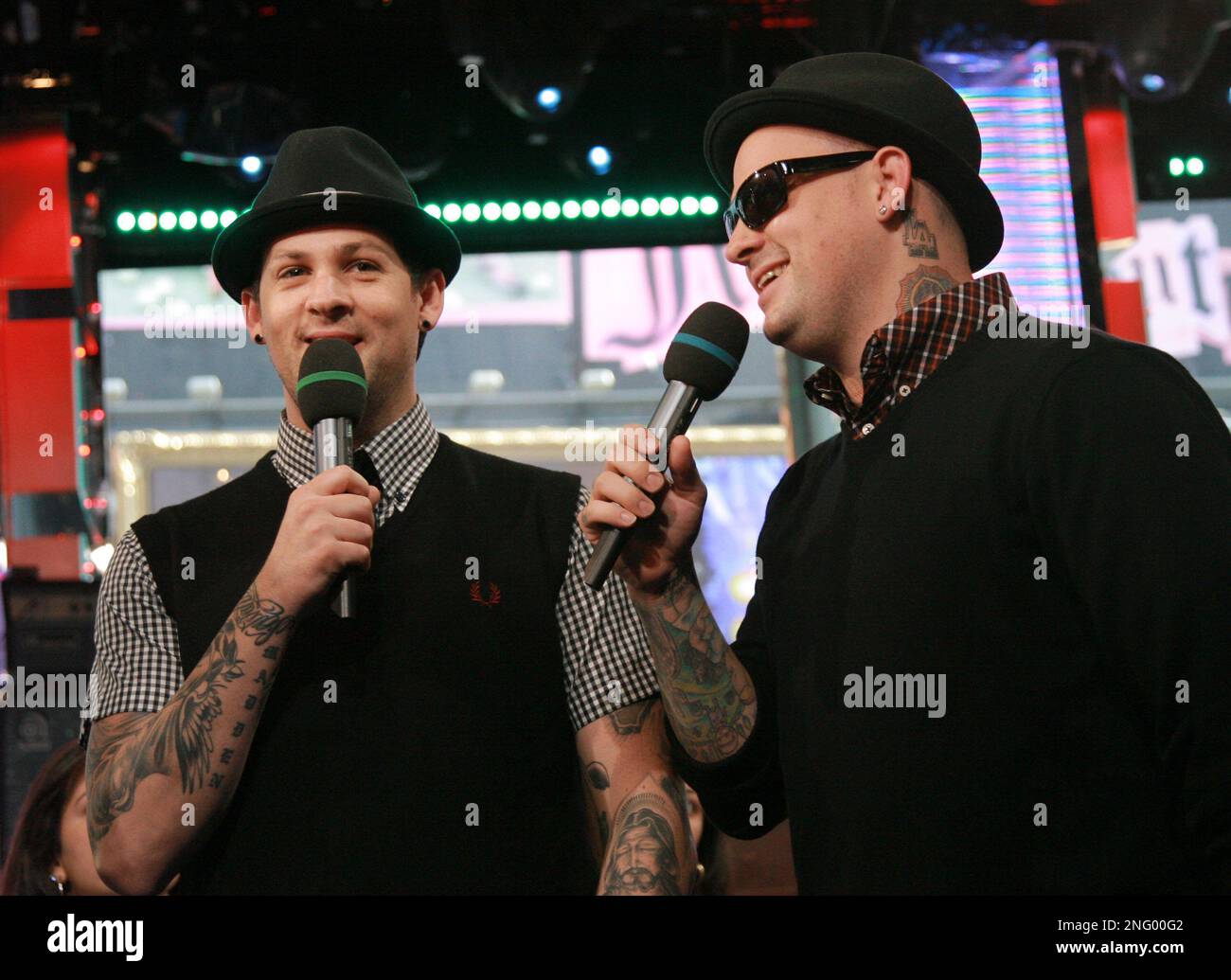 Good Charlotte band members and brothers, Joel, left, and Benji Madden ...