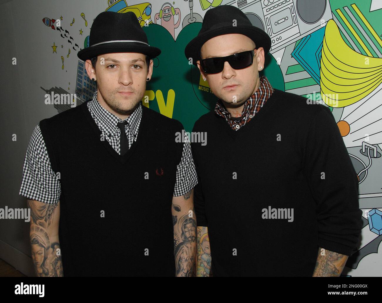 Good Charlotte band members and brothers, Joel, left, and Benji Madden ...