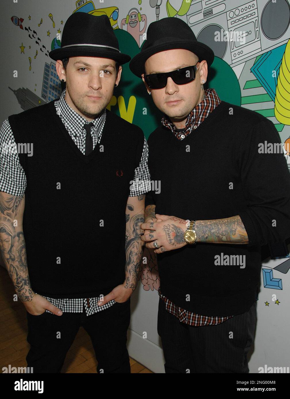 Good Charlotte band members and brothers, Joel, left, and Benji Madden ...