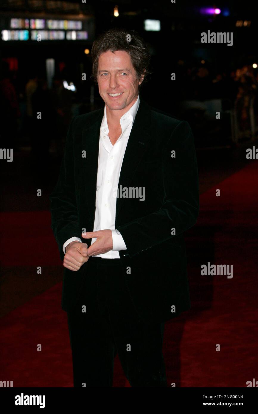 British actor Hugh Grant arrives for the world premiere of the film The ...