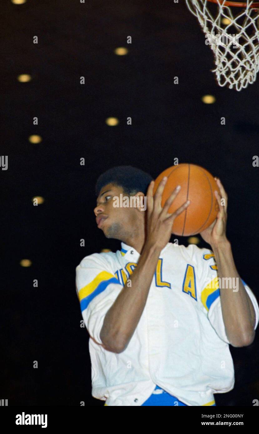 UCLA's Lew Alcindor poses for a photo in January 1968. (AP Photo Stock ...