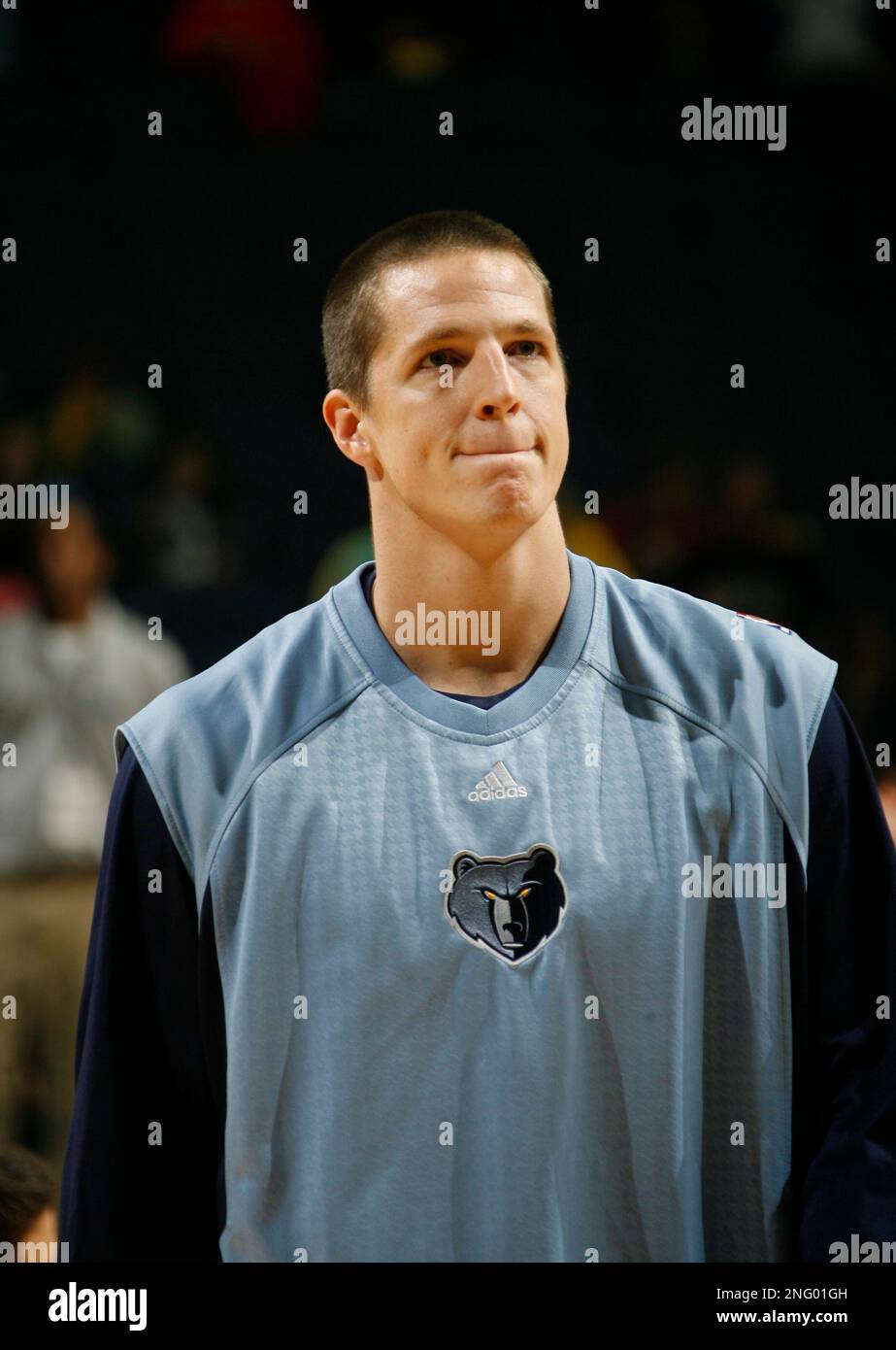 Casey Jacobsen of the Memphis Grizzlies is shown Nov. 19, 2007, in ...