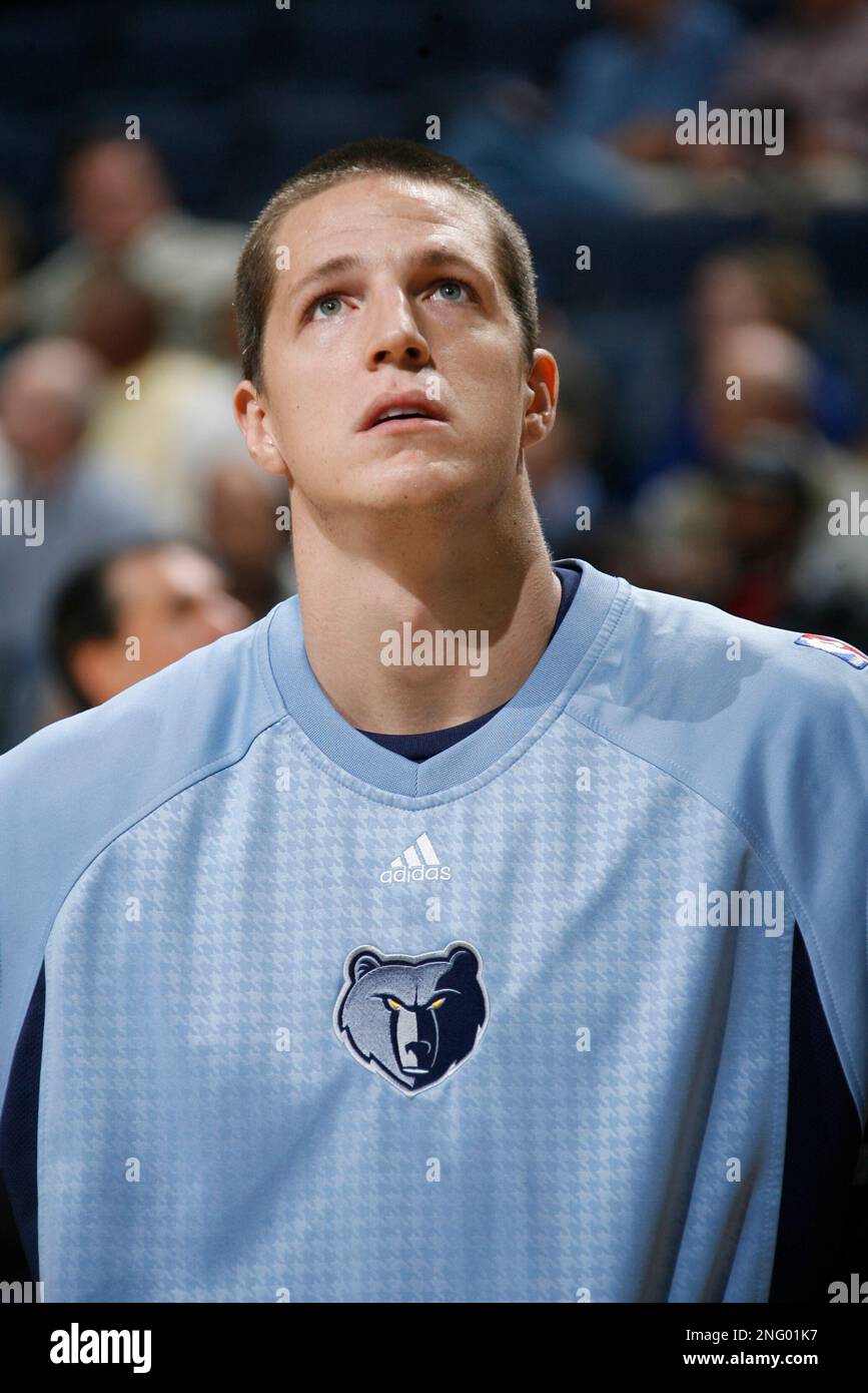 Casey Jacobsen of the Memphis Grizzlies is shown Nov. 19, 2007, in ...