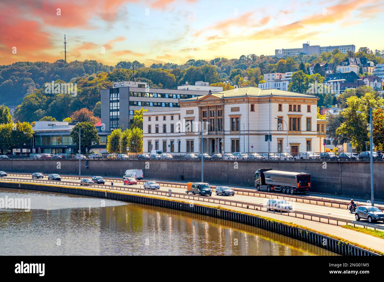 Old city of Saarbrücken, Germany Stock Photo - Alamy