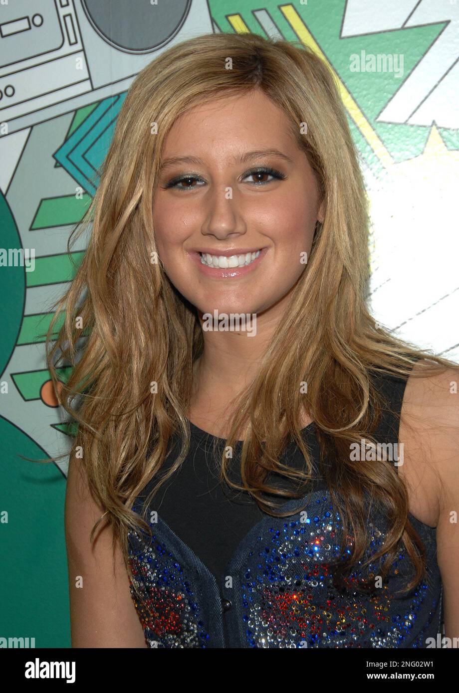 Singer Ashley Tisdale makes an appearance at MTV Studios in Times ...