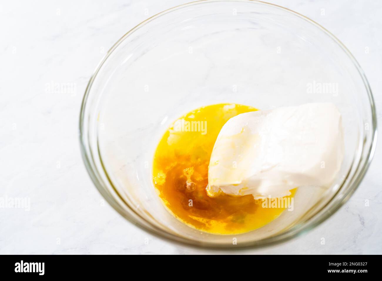 Cream Cheese Filling Stock Photo - Alamy