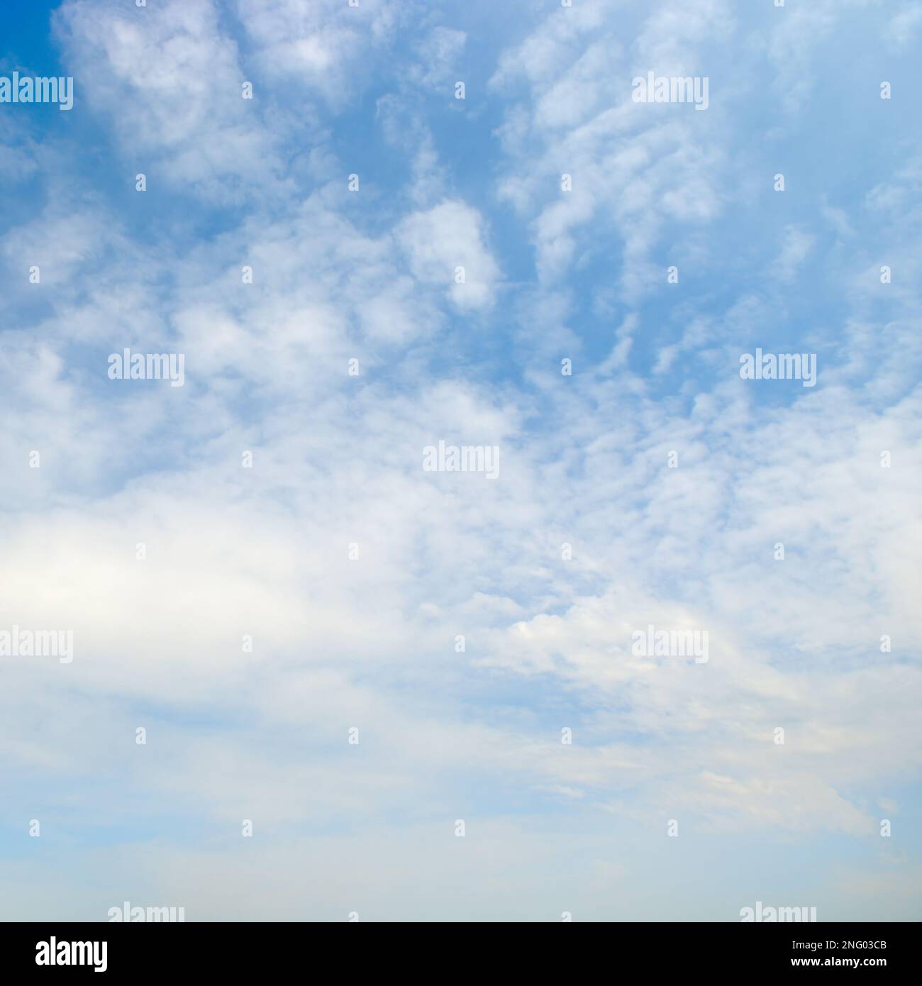 Blue sky white clouds nature skyline sunlight sunny hi-res stock photography and images - Alamy