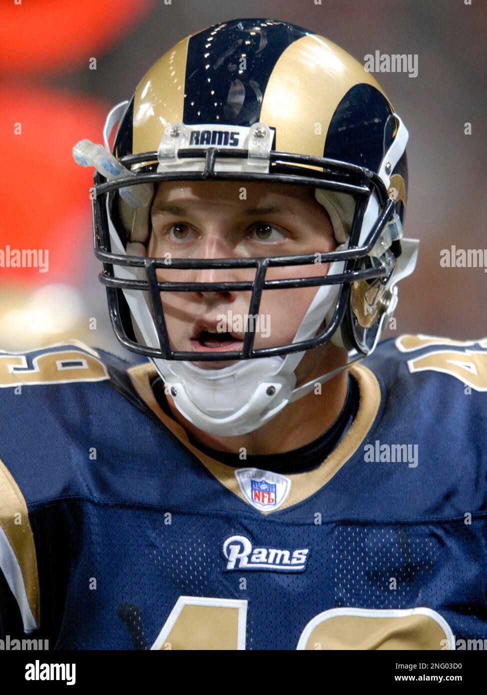 St. Louis Rams tight end Richard Owens during an NFL football game ...