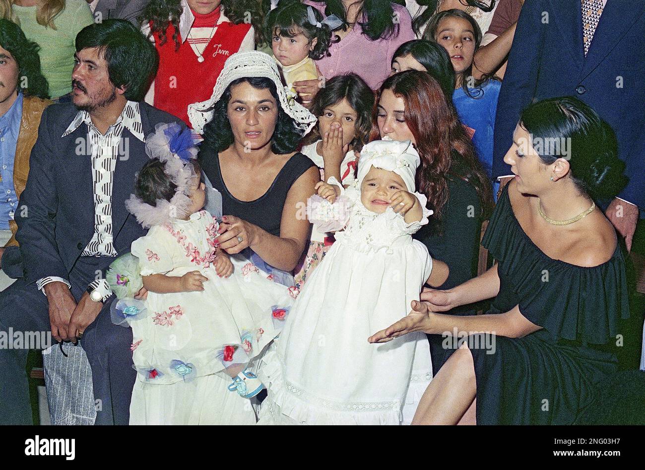 Pictured here is a Catholic mass baptism ceremony performed by Gypsies ...