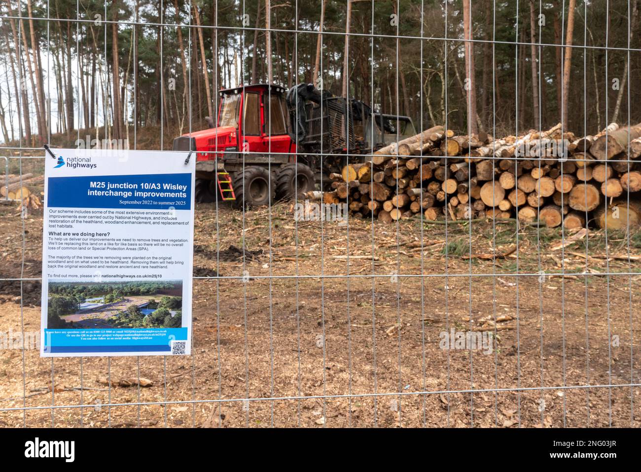 February 2023. M25 junction 10/A3 Wisley Interchange improvements are ...