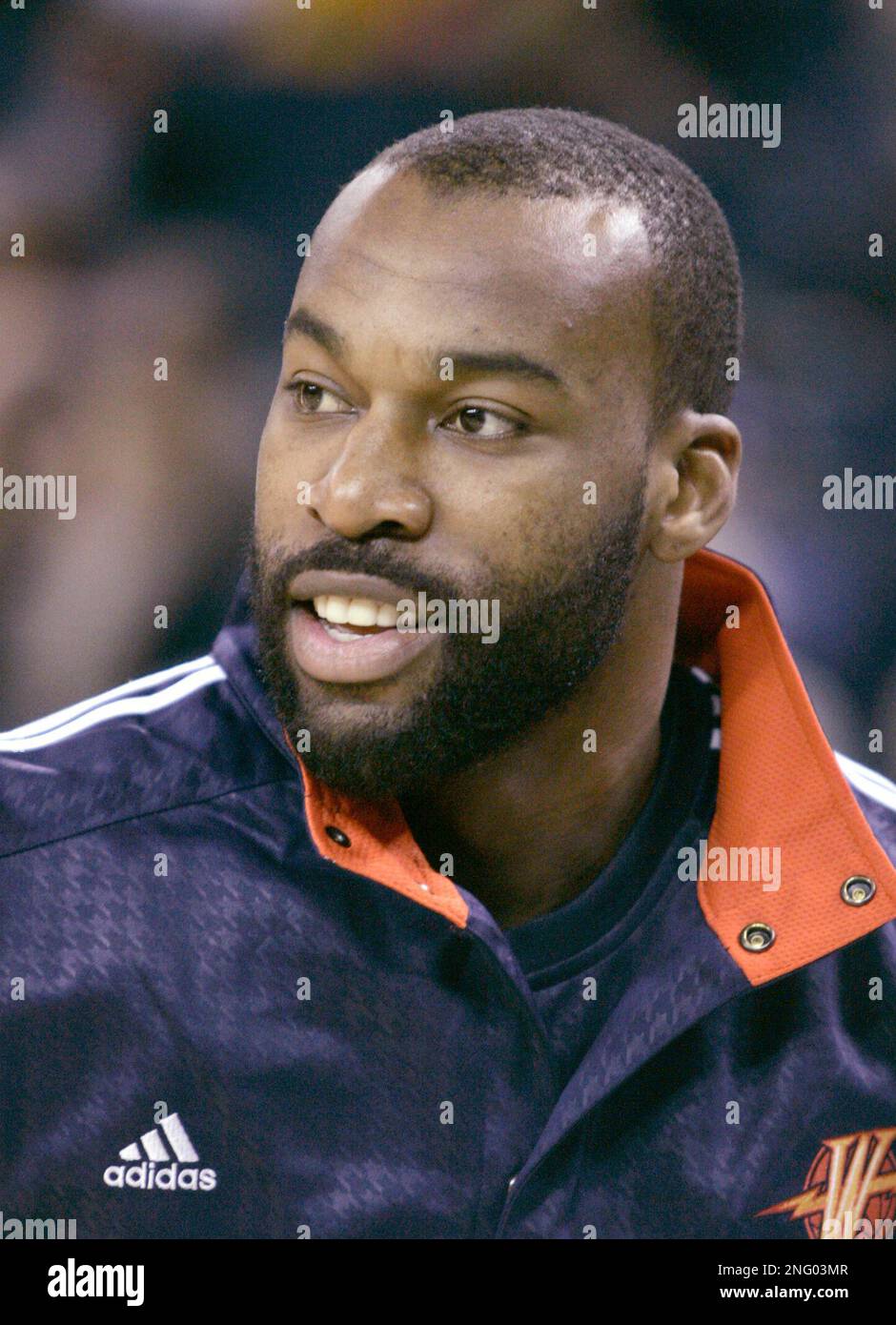 Golden State Warriors' Baron Davis seen during the first half of a ...