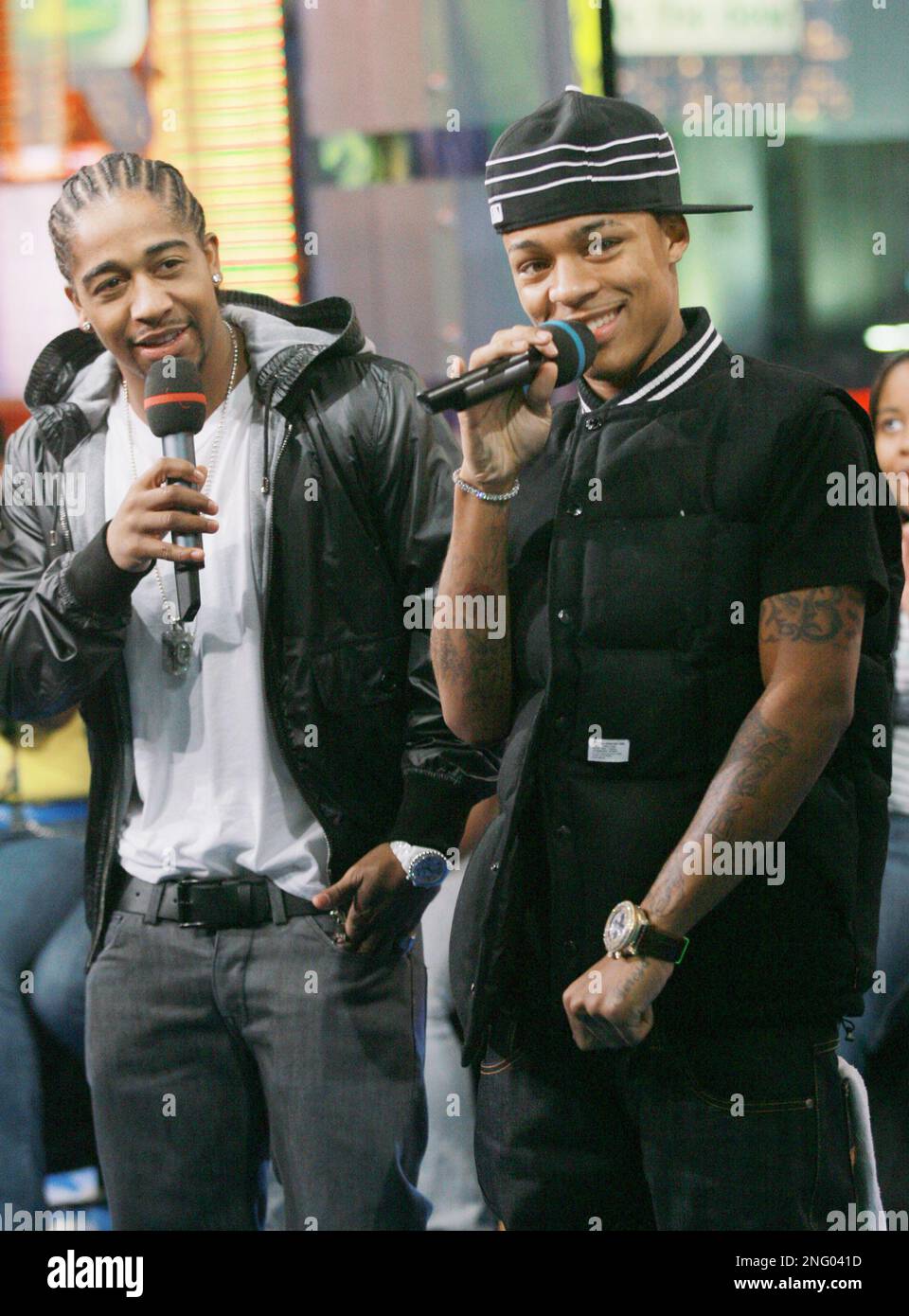 Rappers Omarion, left, and Bow Wow make an appearance on MTV's Total ...