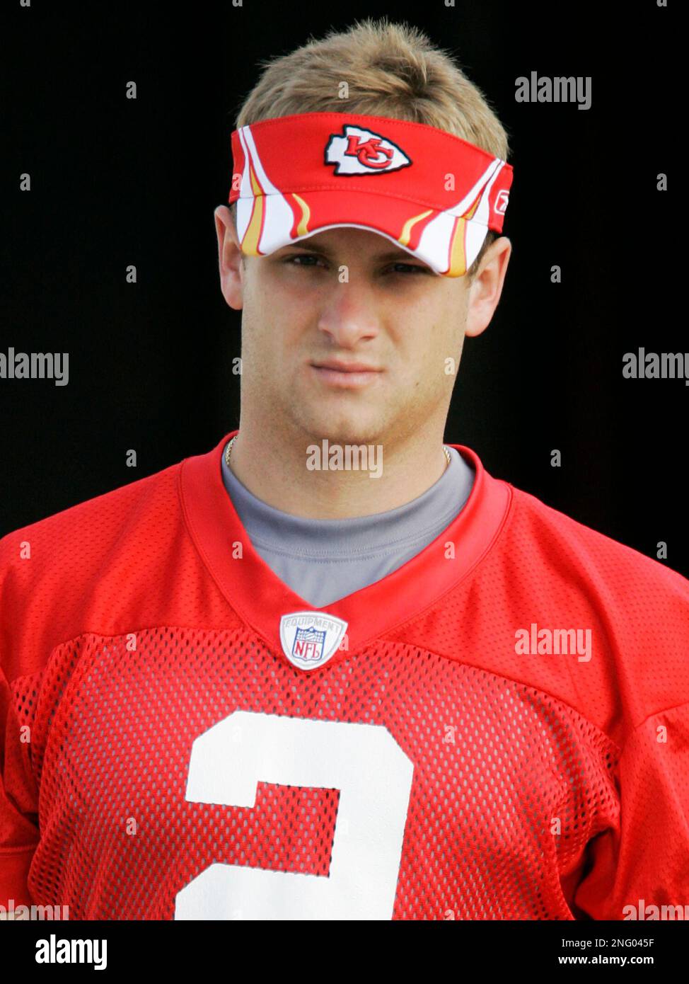 Kansas City Chiefs Dustin Colquitt during football training camp in ...