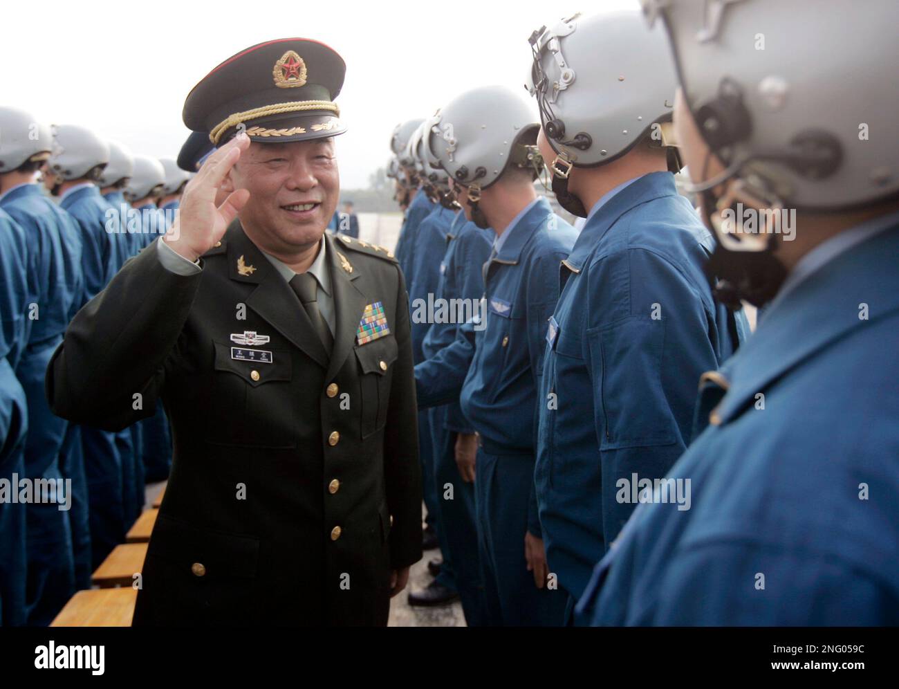 Major-General Liu Liangkai, Chinese People's Liberation Army (PLA) Hong ...