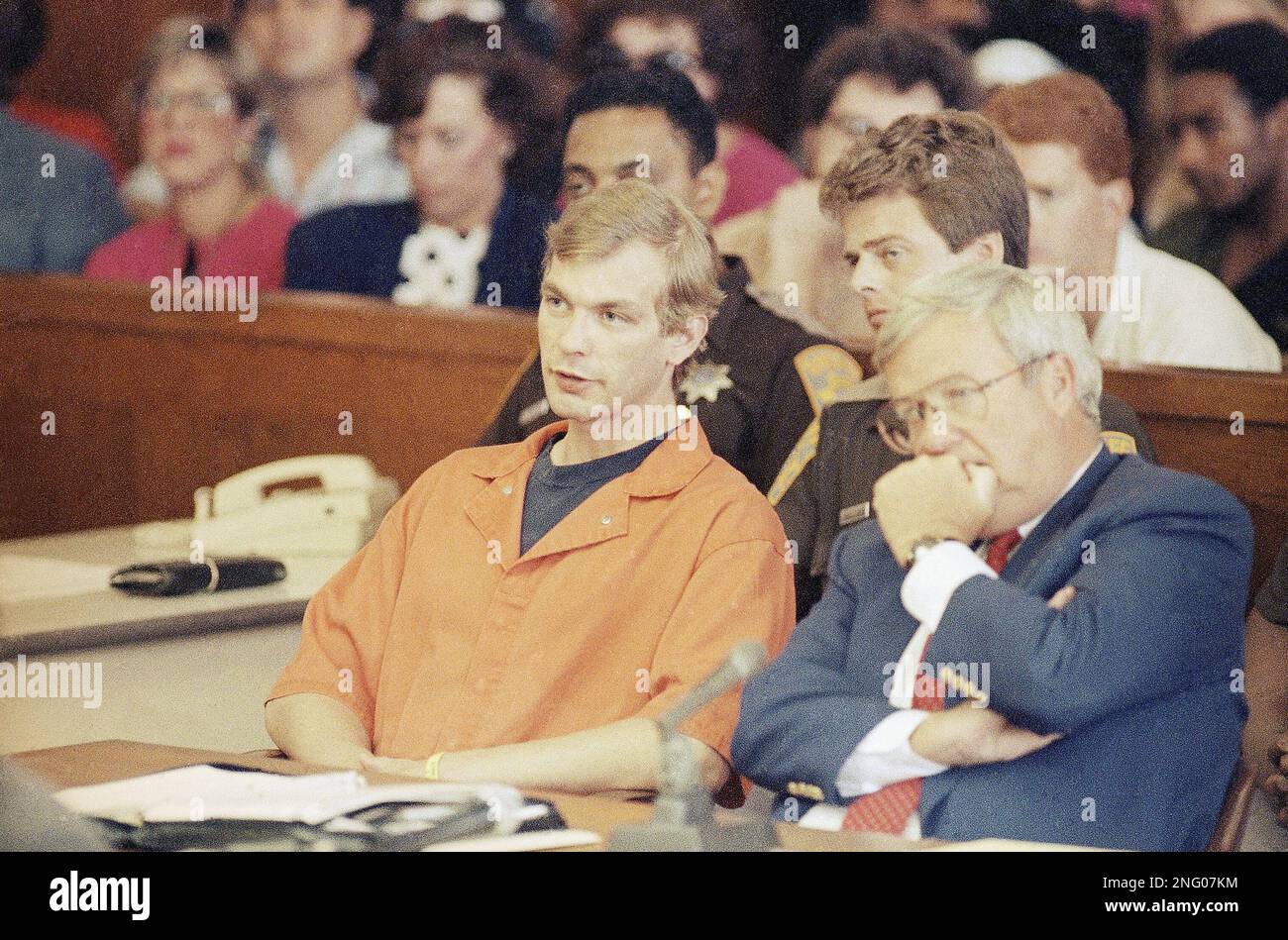 Jeffrey Dahmer, an accused serial killer in the area of Milwaukee ...