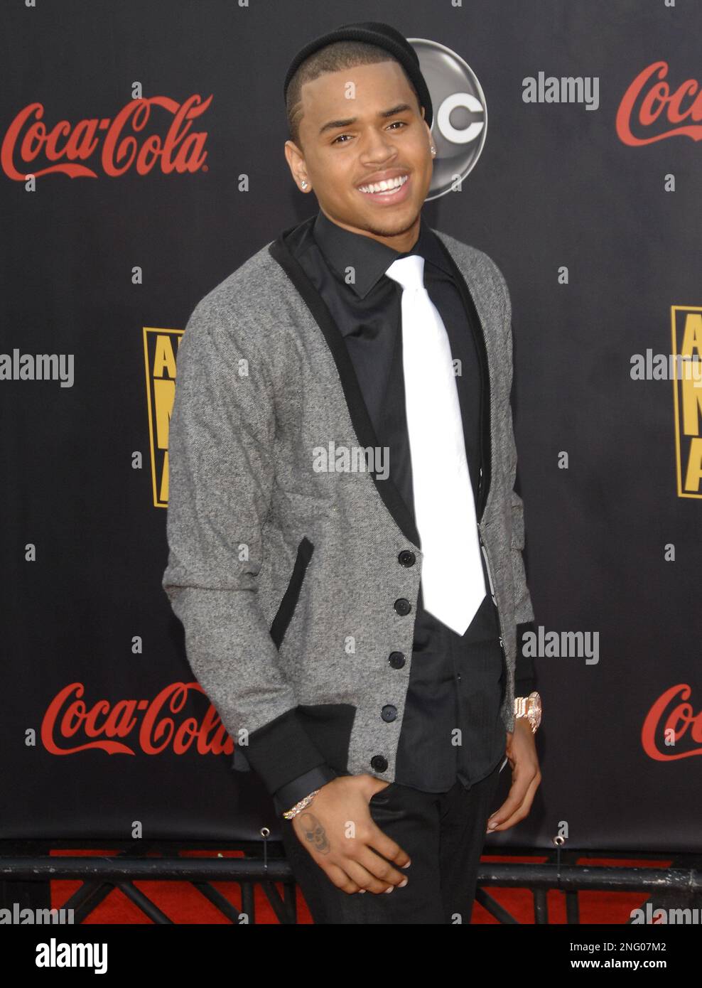 Chris Brown American Music Awards in Los Angeles on Sunday, Nov. 18 ...