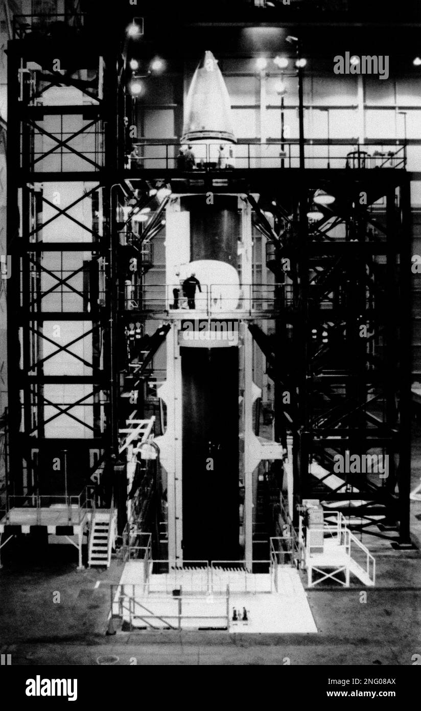 This first fully assembled and outfitted Peacekeeper Missile, minus ...