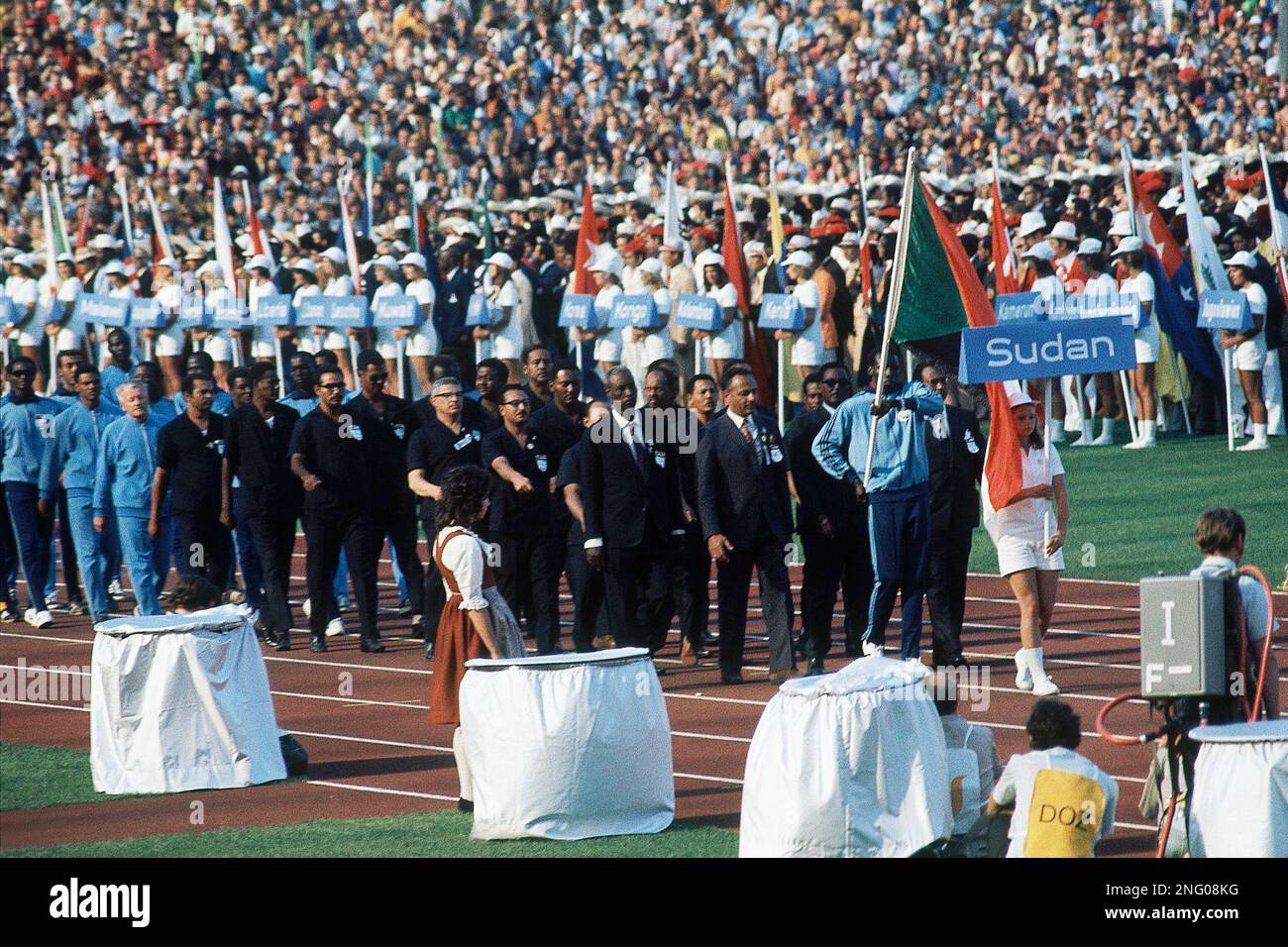 Pictured here is a view of the opening ceremonies of the 1972 Summer ...