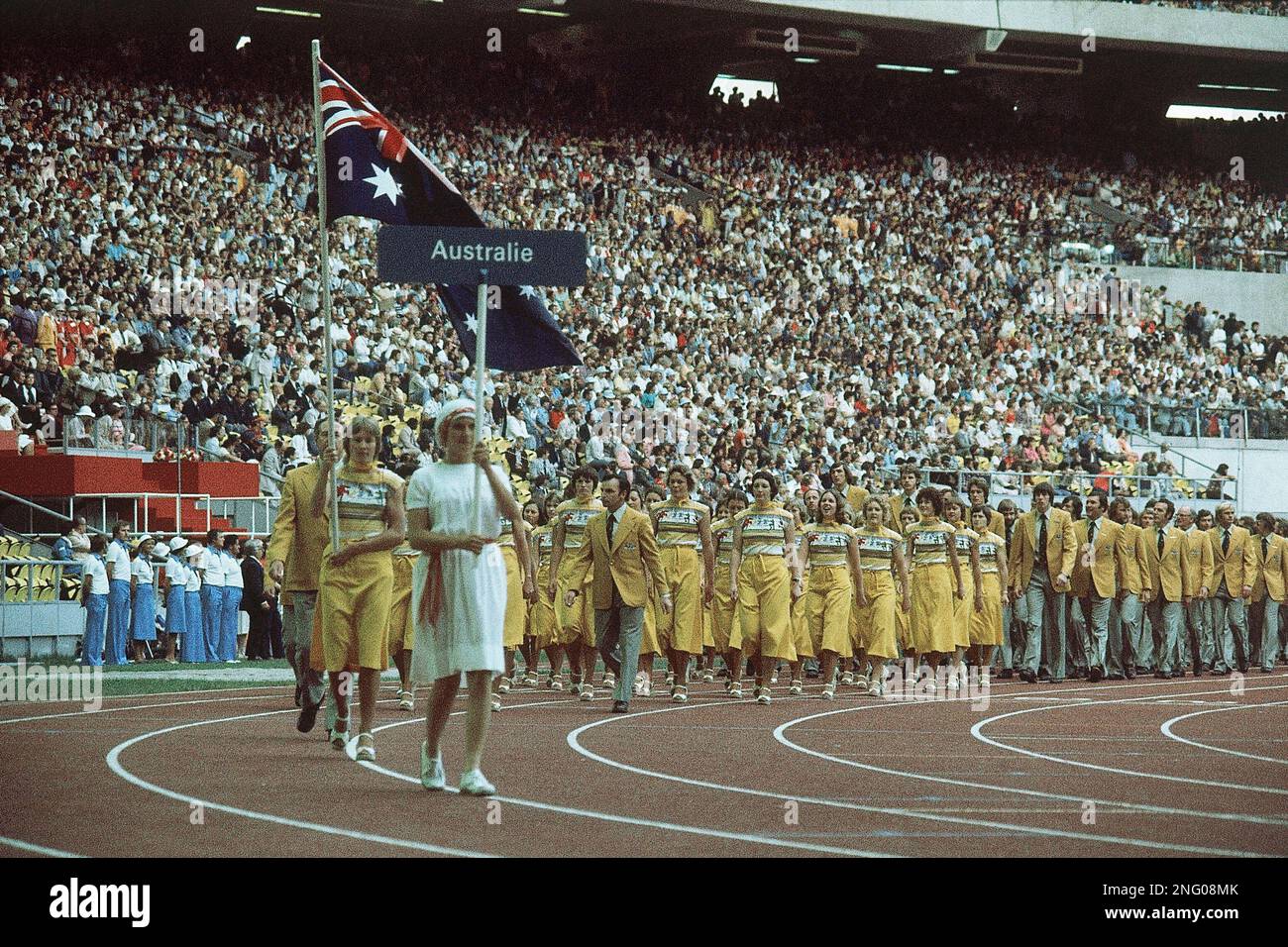 Pictured here is a view of the opening ceremonies of the 1972 Summer ...