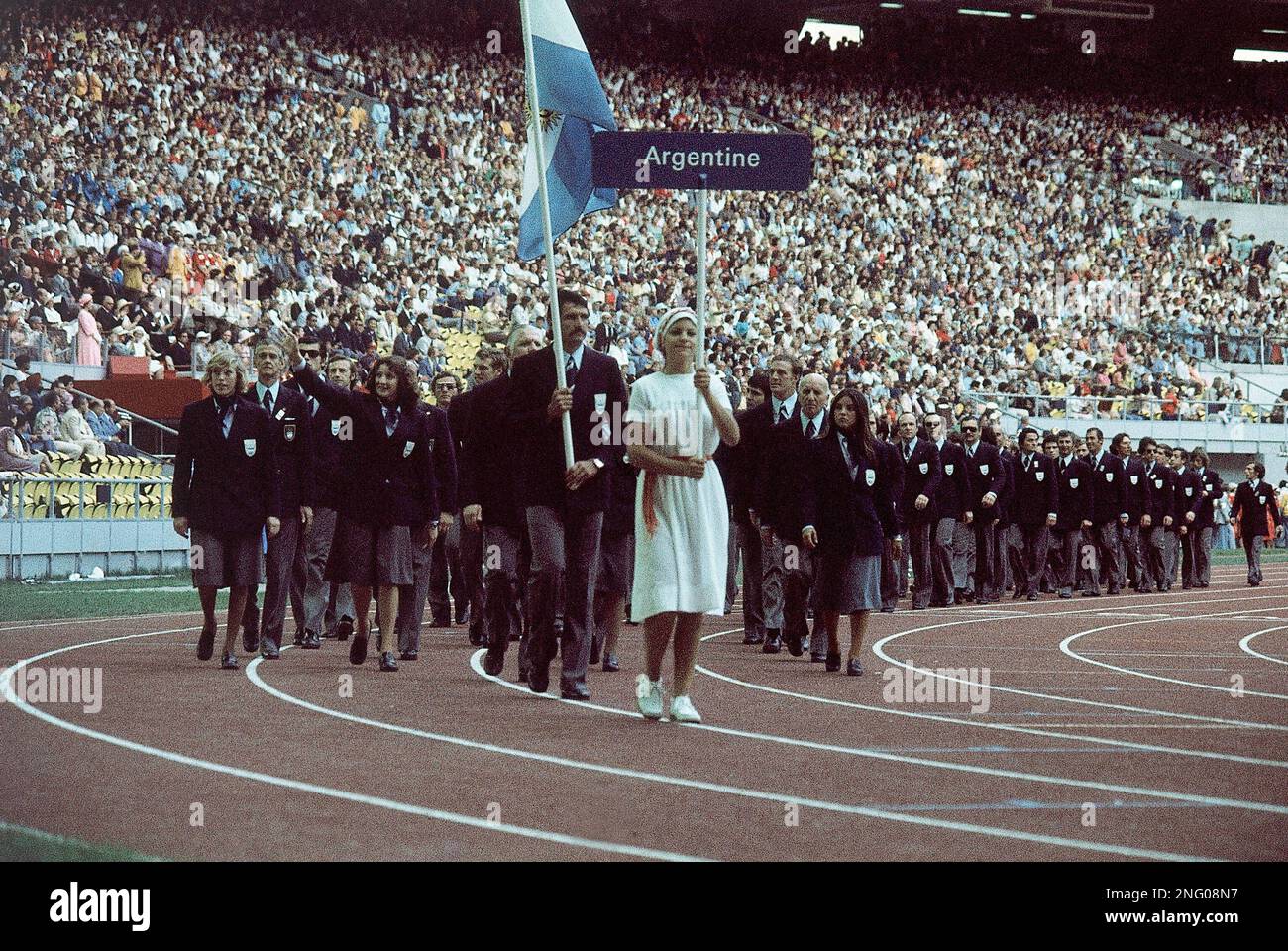 Pictured here is a view of the opening ceremonies of the 1972 Summer ...