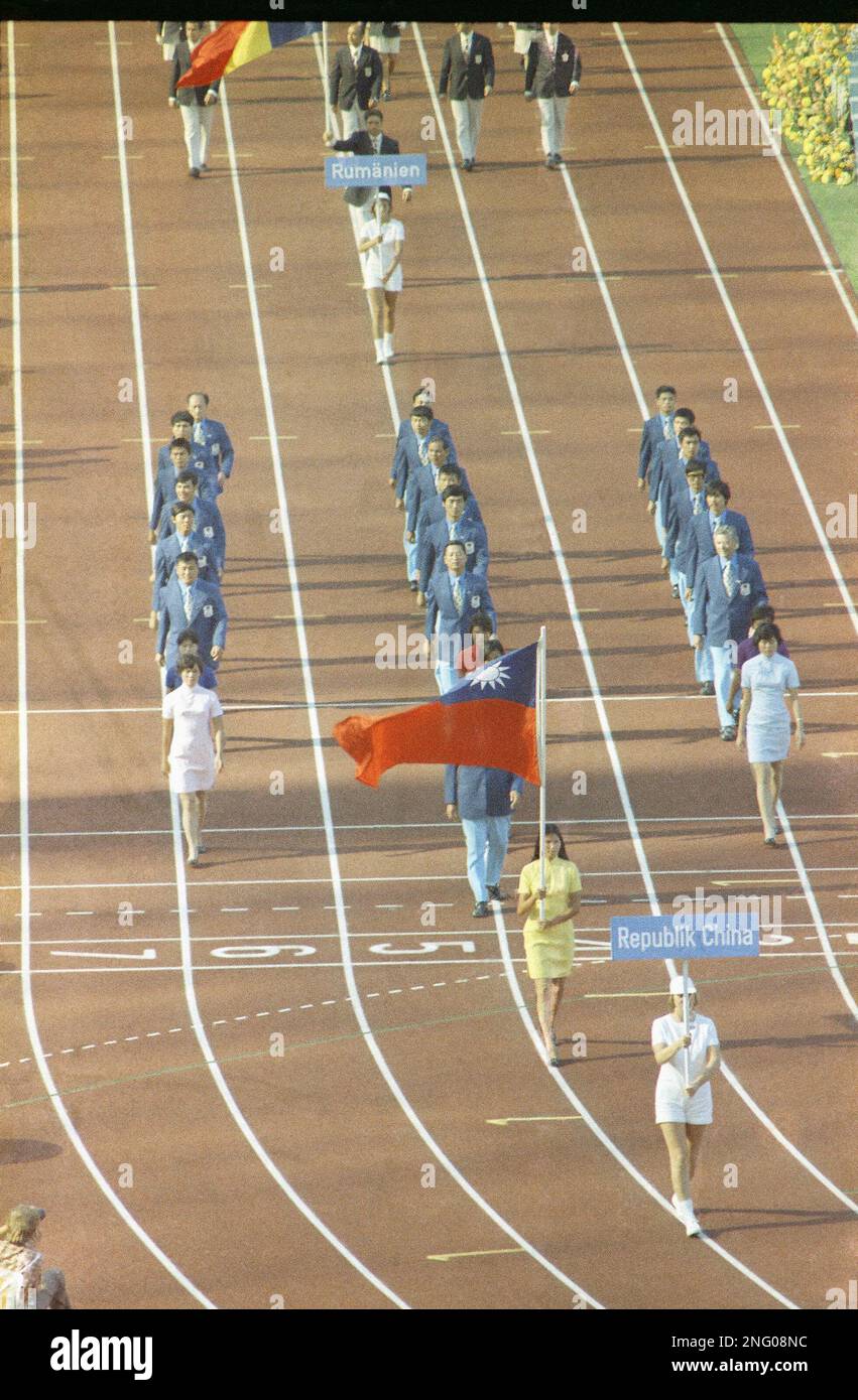 Pictured here is a view of the opening ceremonies of the 1972 Summer ...