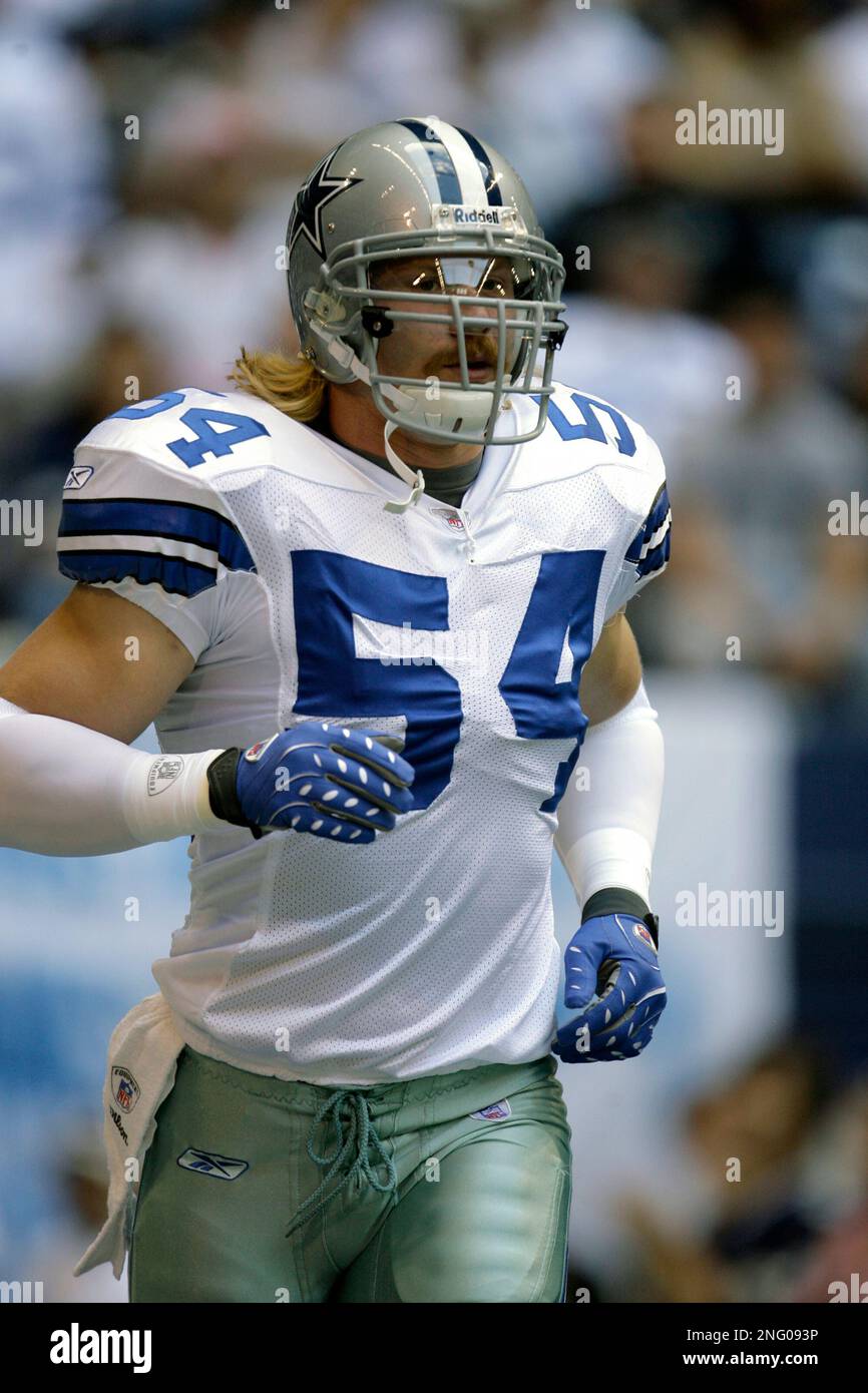 Dallas Cowboys linebacker Bobby Carpenter (54) before their NFL ...