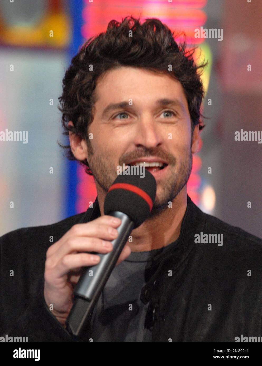 Actor Patrick Dempsey makes an appearance at MTV's Studios in Times ...