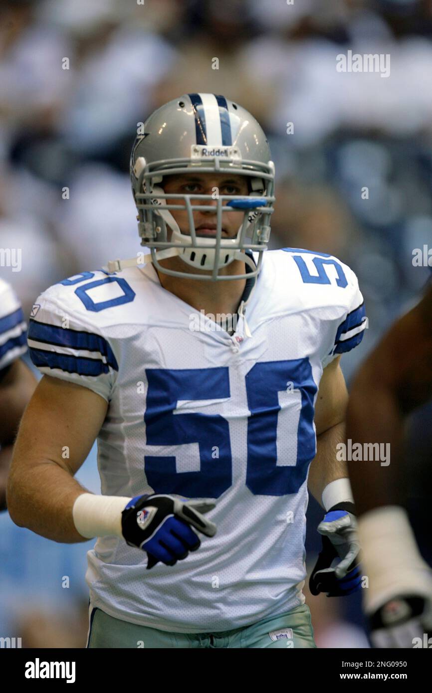 Dallas Cowboys linebacker Justin Rogers (50) before their NFL football ...