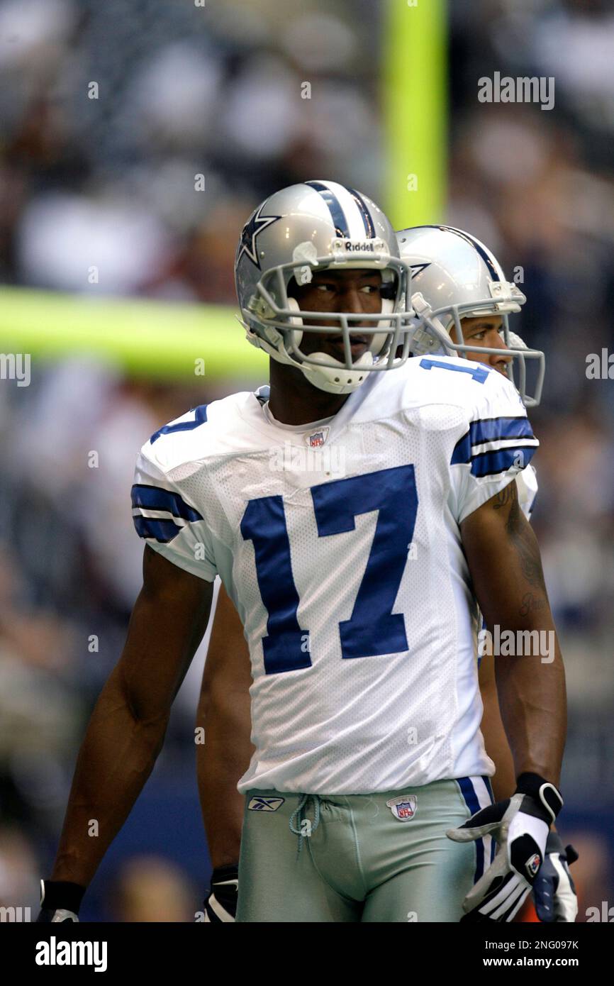 Dallas Cowboys wide receiver Sam Hurd (17) before their NFL football ...