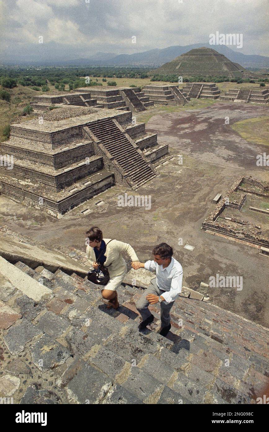 Seen here is a view of Mexico City, Mexico during the 1968 Summer ...