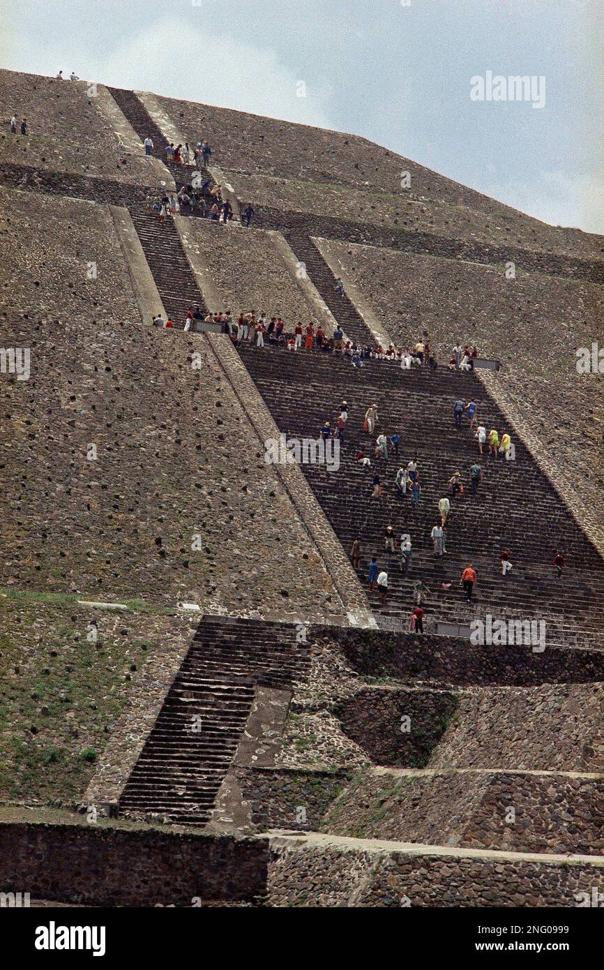 Seen here is an ancient pyramid in Mexico City, Mexico in 1968. (AP ...