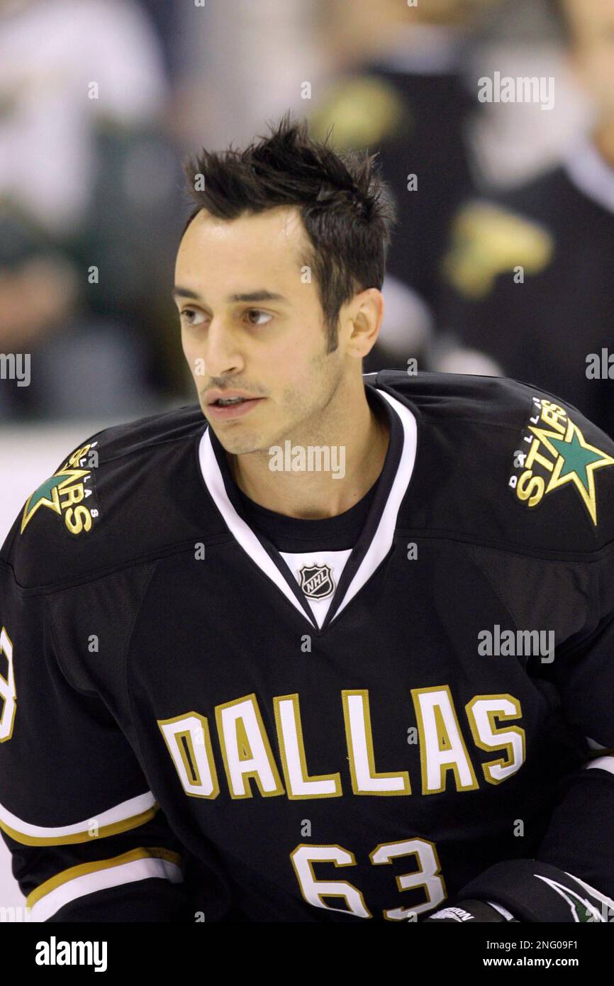 Dallas Stars forward Mike Ribeiro during warm-ups before a hockey game ...