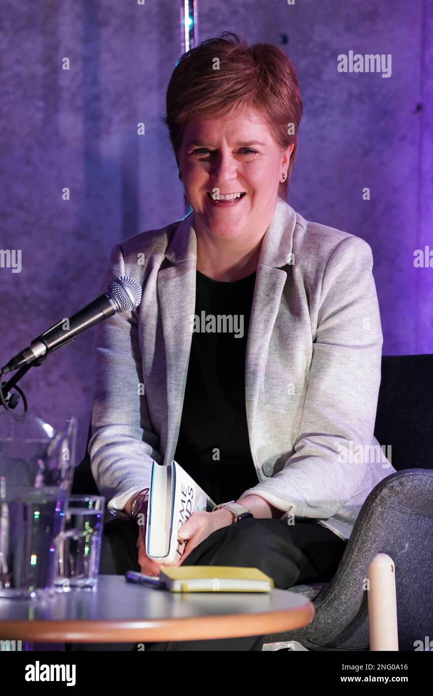 First Minister Nicola Sturgeon at the Paisley Book Festival in ...