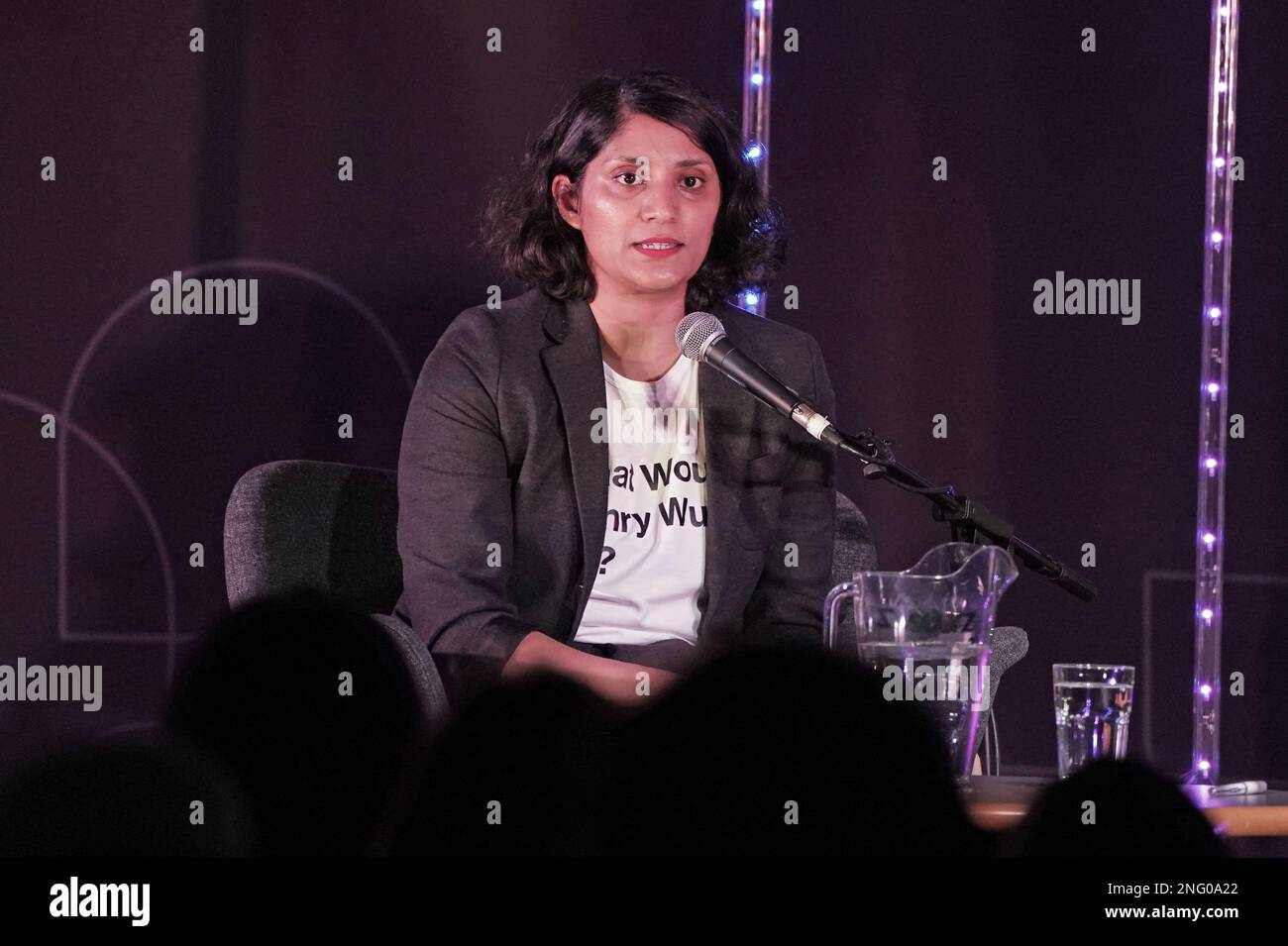 Author Chitra Ramaswamy at the Paisley Book Festival in Renfrewshire ...