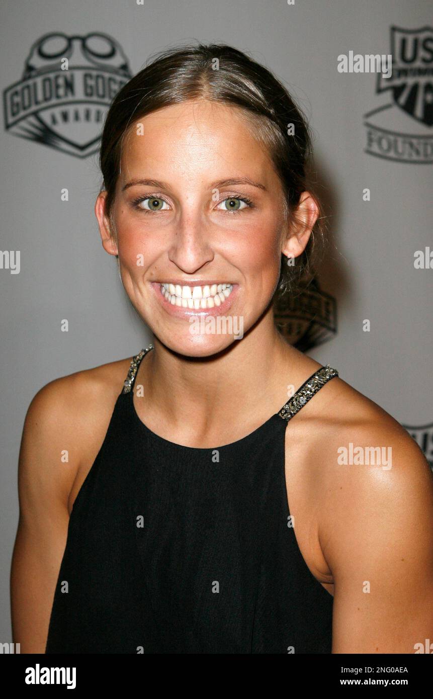 Swimmer Kim Vandenberg arrives at the USA Swimming Foundation's Golden ...