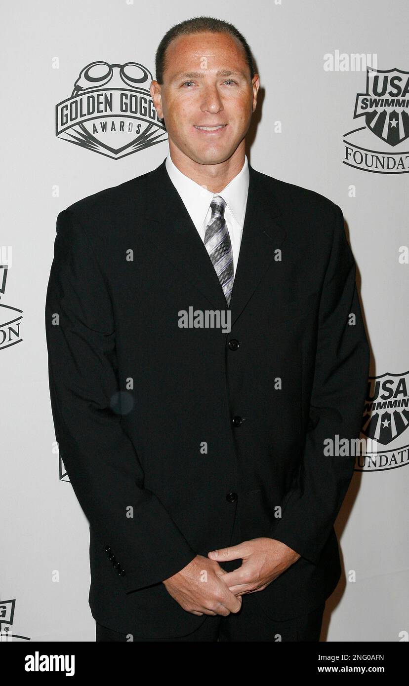 Swimmer Jason Lezak arrives at the USA Swimming Foundation's Golden ...