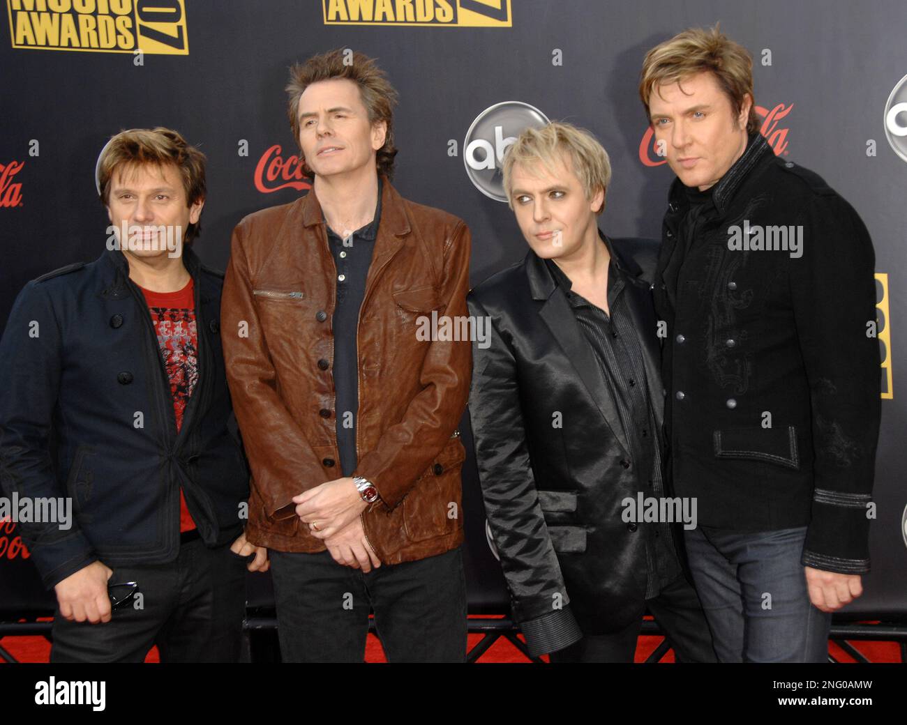 Duran Duran arrives at the American Music Awards in Los Angeles on ...