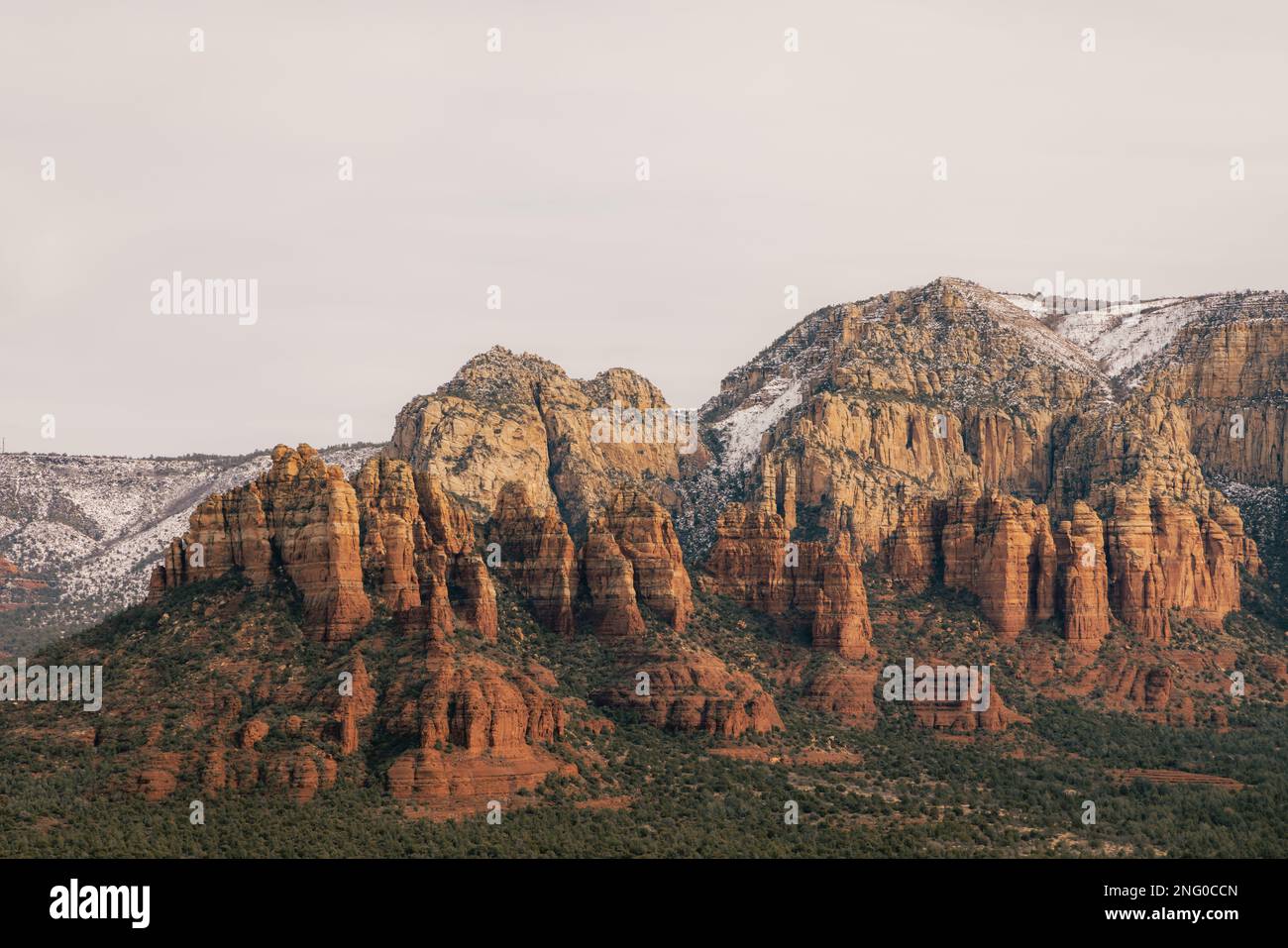 Sunset viewpoint in Sedona Arizona as seen from Airport Mesa Vortex ...