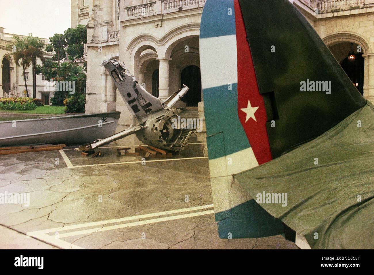 Pictured here is the Museum of the Revolution outside of Havana, Cuba ...