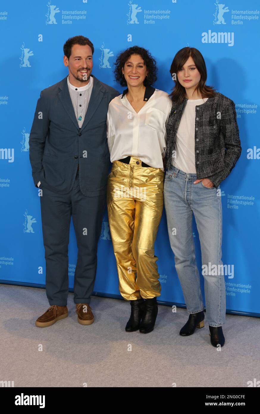 Berlin, Germany. 17th February 2023. Felix Kramer, Director Emily Atef ...