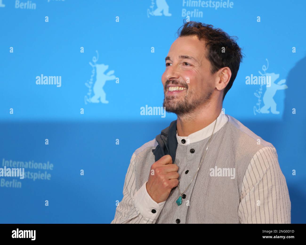 Berlin, Germany. 17th February 2023. Actor Felix Kramer at the ...