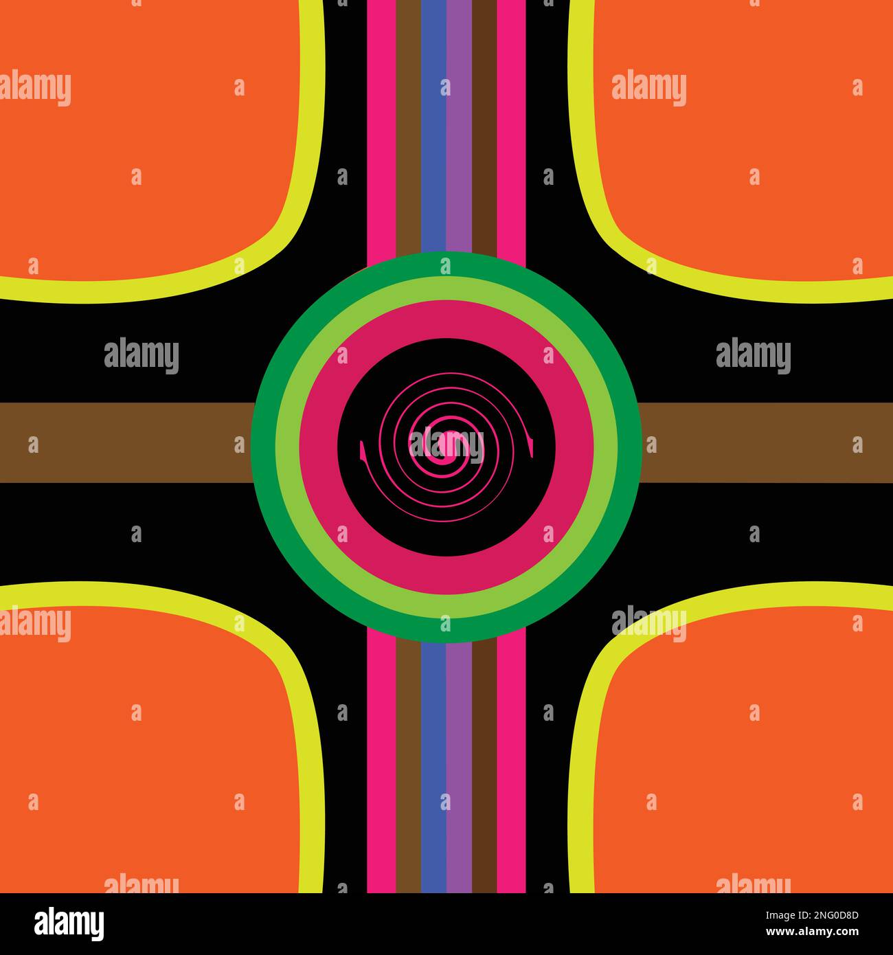 Abstract circles intersect hi-res stock photography and images - Alamy