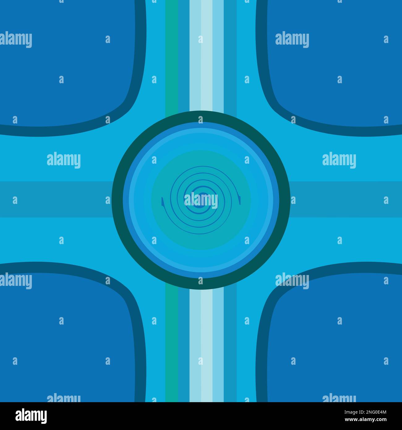 Continuous spiral Stock Vector Images - Alamy