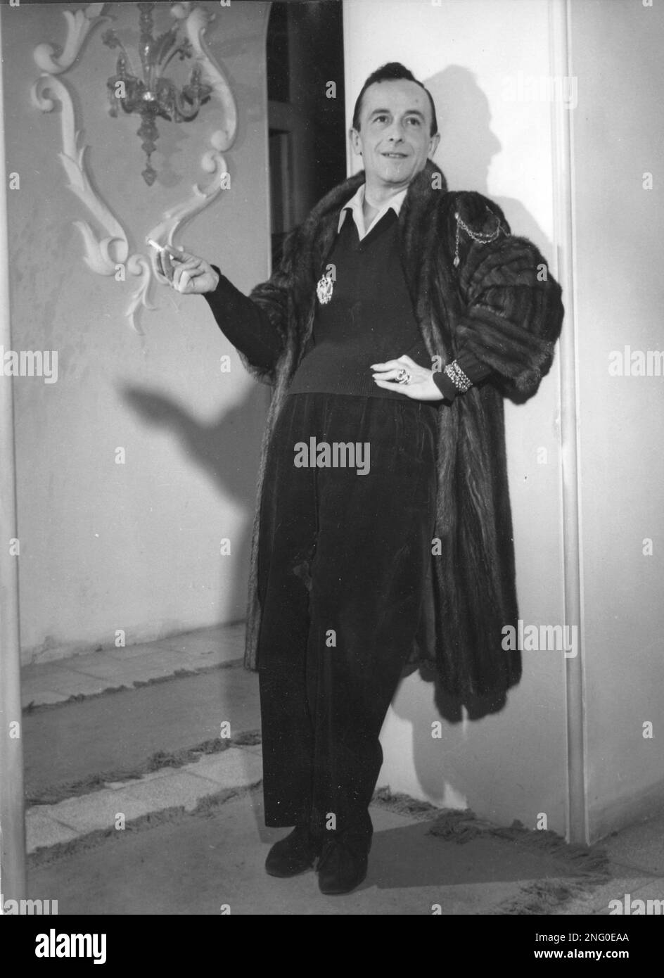 Italian fashion designer Emilio Schuberth (of German - Spanish decent ...