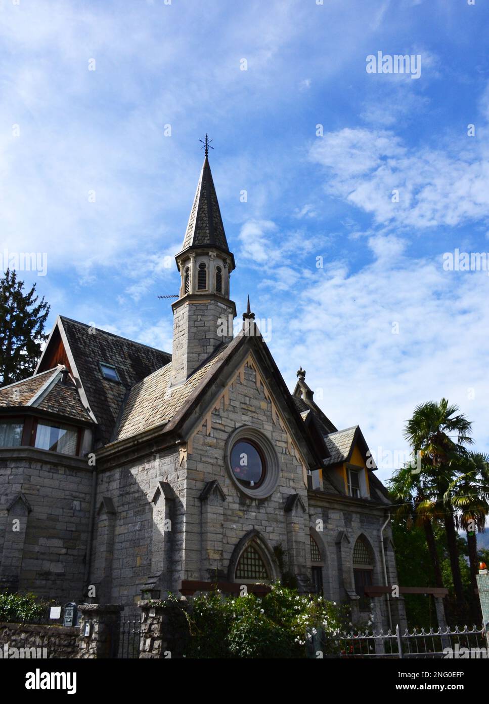 Old beautiful building in Bellagio, Italy Stock Photo - Alamy