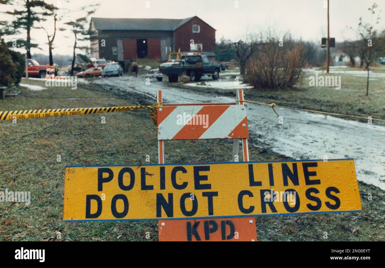 The barn near Kirtland, Ohio where authorities discovered the bodies of ...