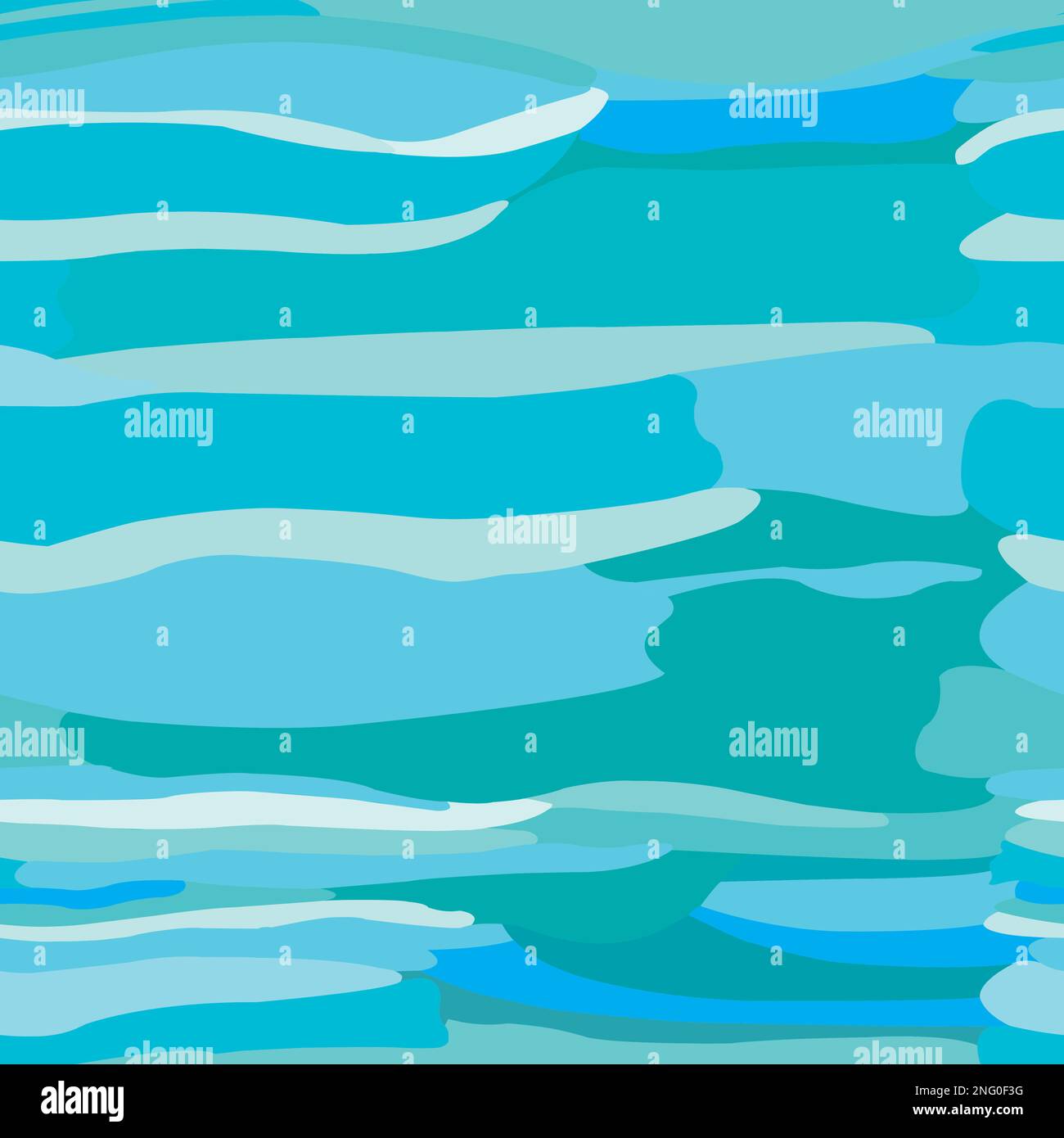 Abstract seamless blue pattern; Abstract marine water, vector ...