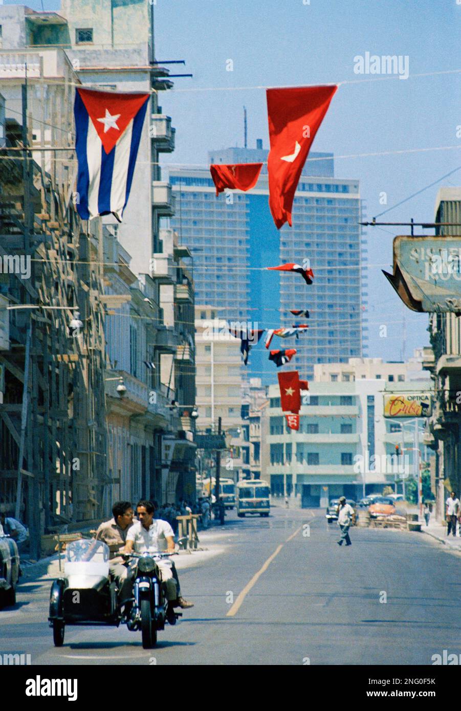 Pictured here is a general view of Havana, Cuba from the 1970's. (AP ...