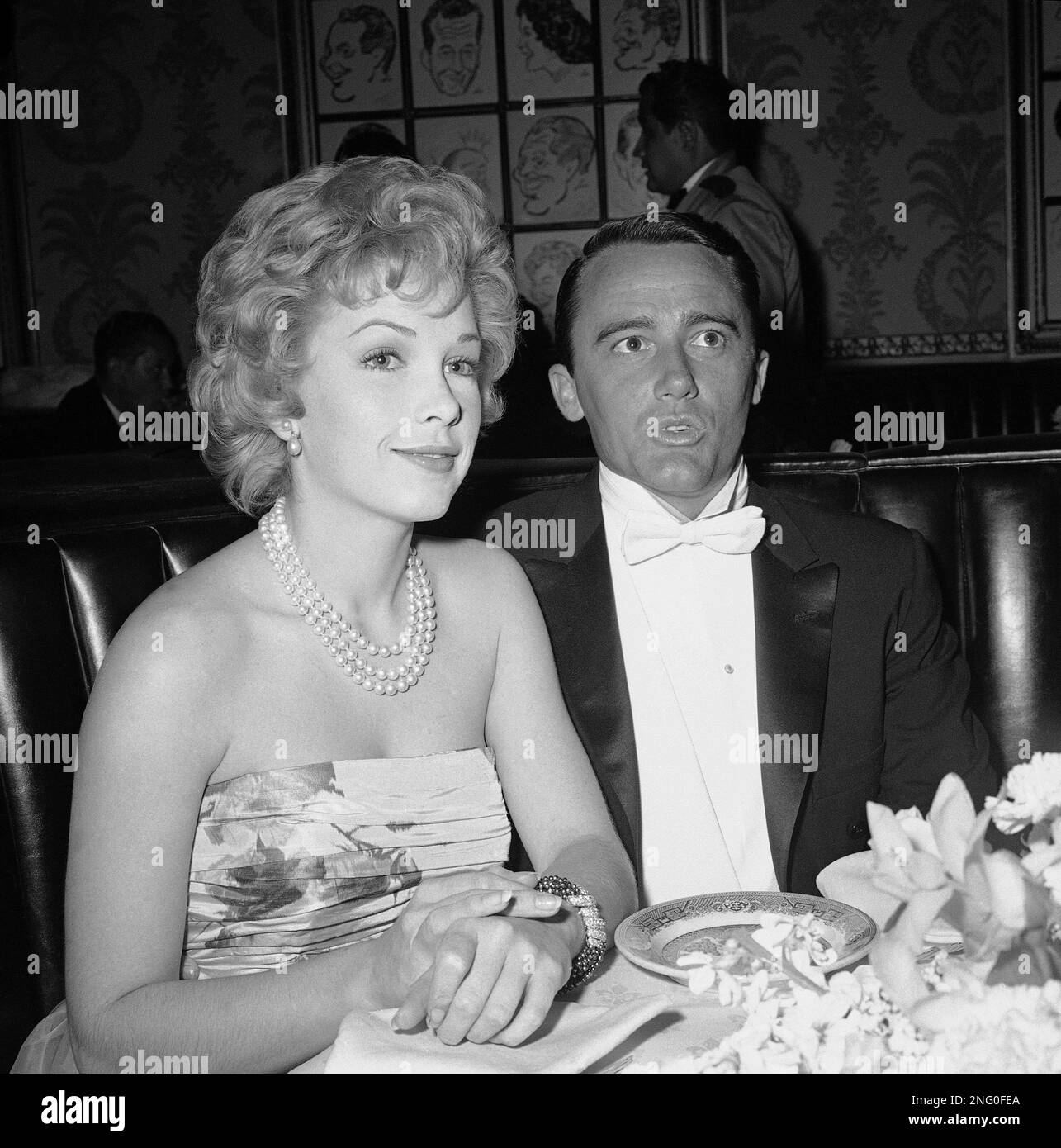 FILE - Actress Stella Stevens and actor Robert Vaughn, a nominee for ...